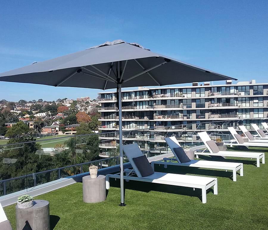 Cafe Market Umbrella | Wellington Blinds & Shutters