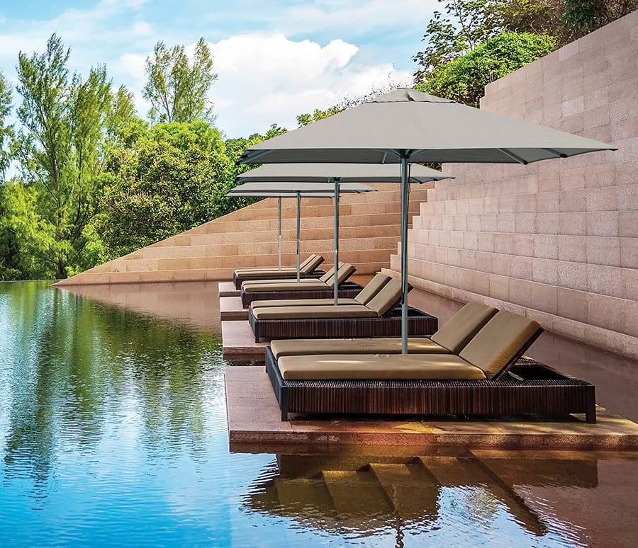 Cafe Market Umbrella | Wellington Blinds & Shutters